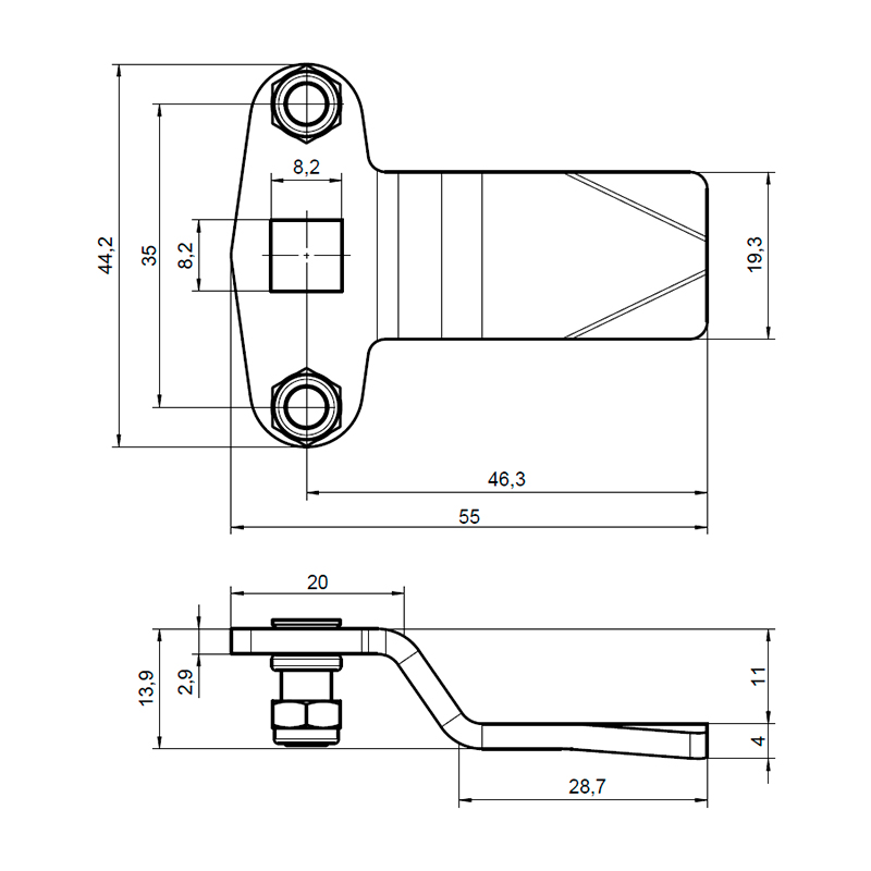 Lock cam for three-point system RZ C-2-1 buy wholesale in Ukraine | RZ ...